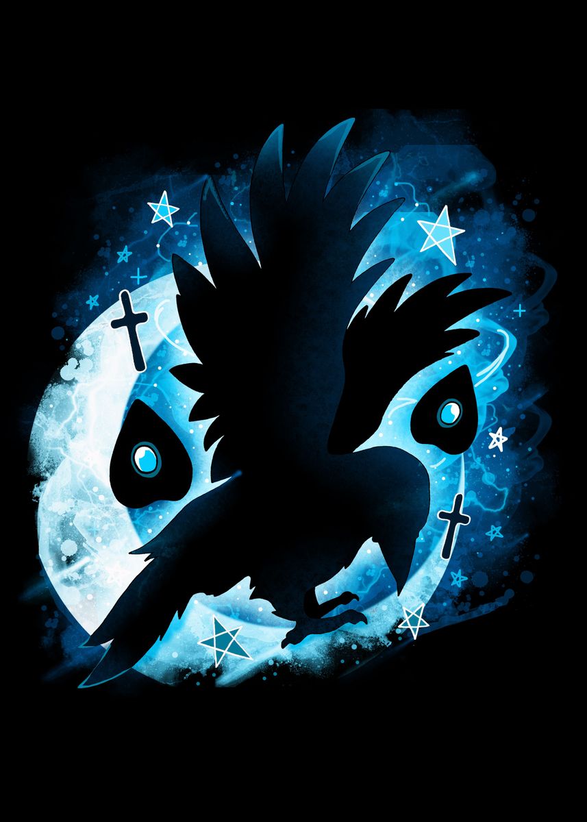 'Gothic Crow' Poster, picture, metal print, paint by Valentina Fabbri ...