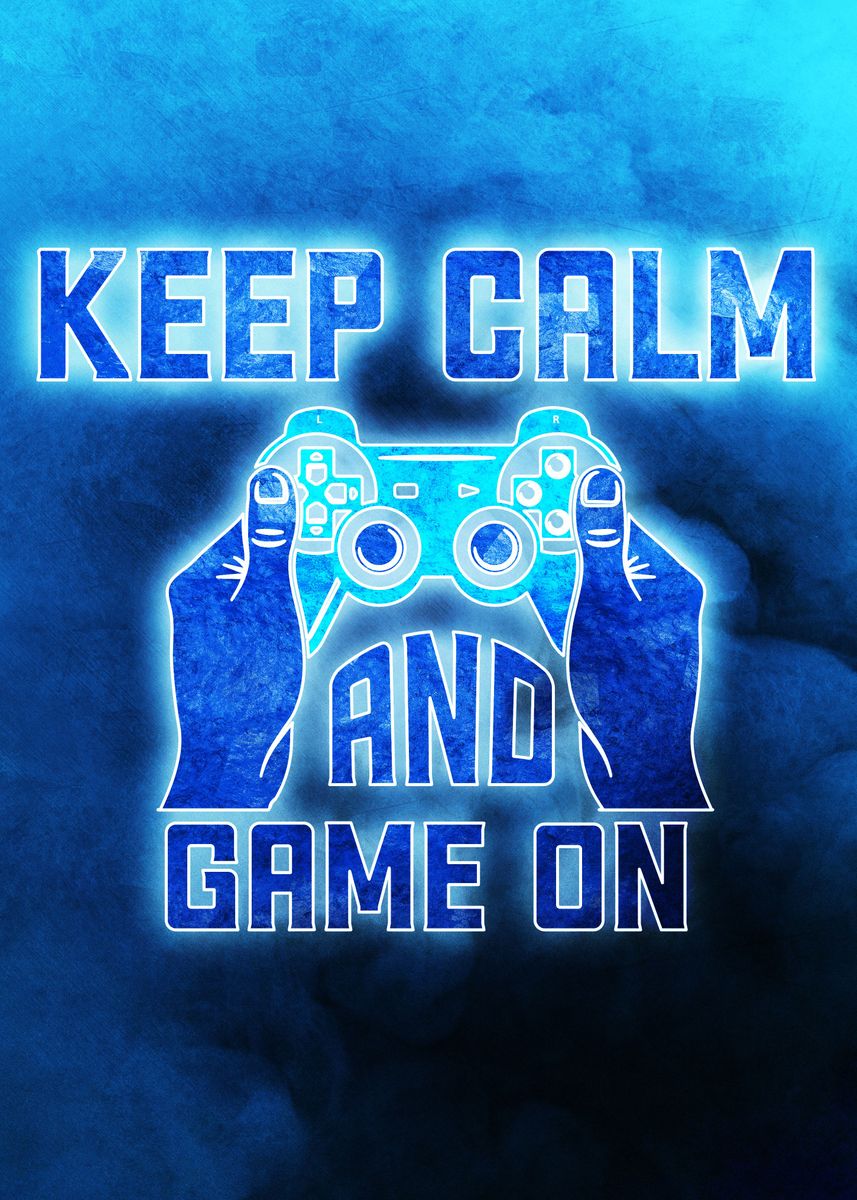 'gaming gamer quote quotes' Poster, picture, metal print, paint by ...