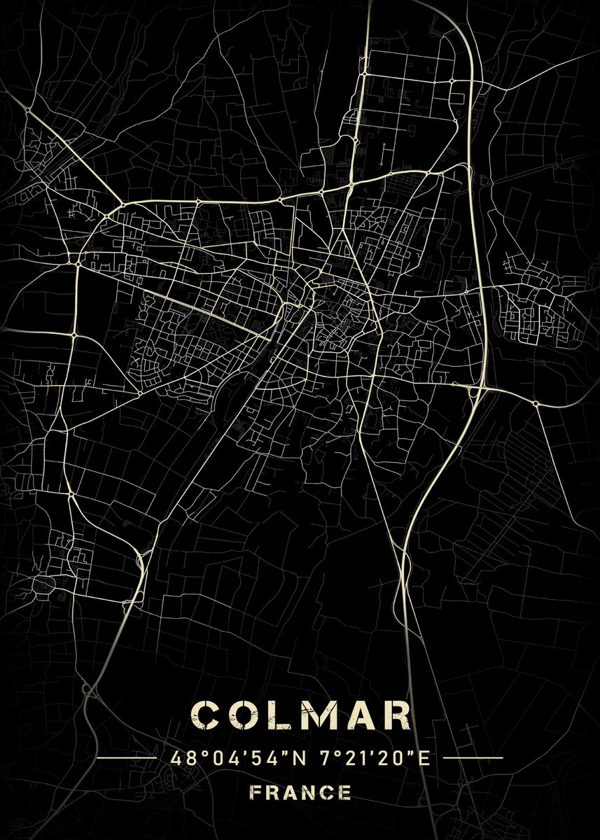 'Colmar' Poster, picture, metal print, paint by Jerhus | Displate