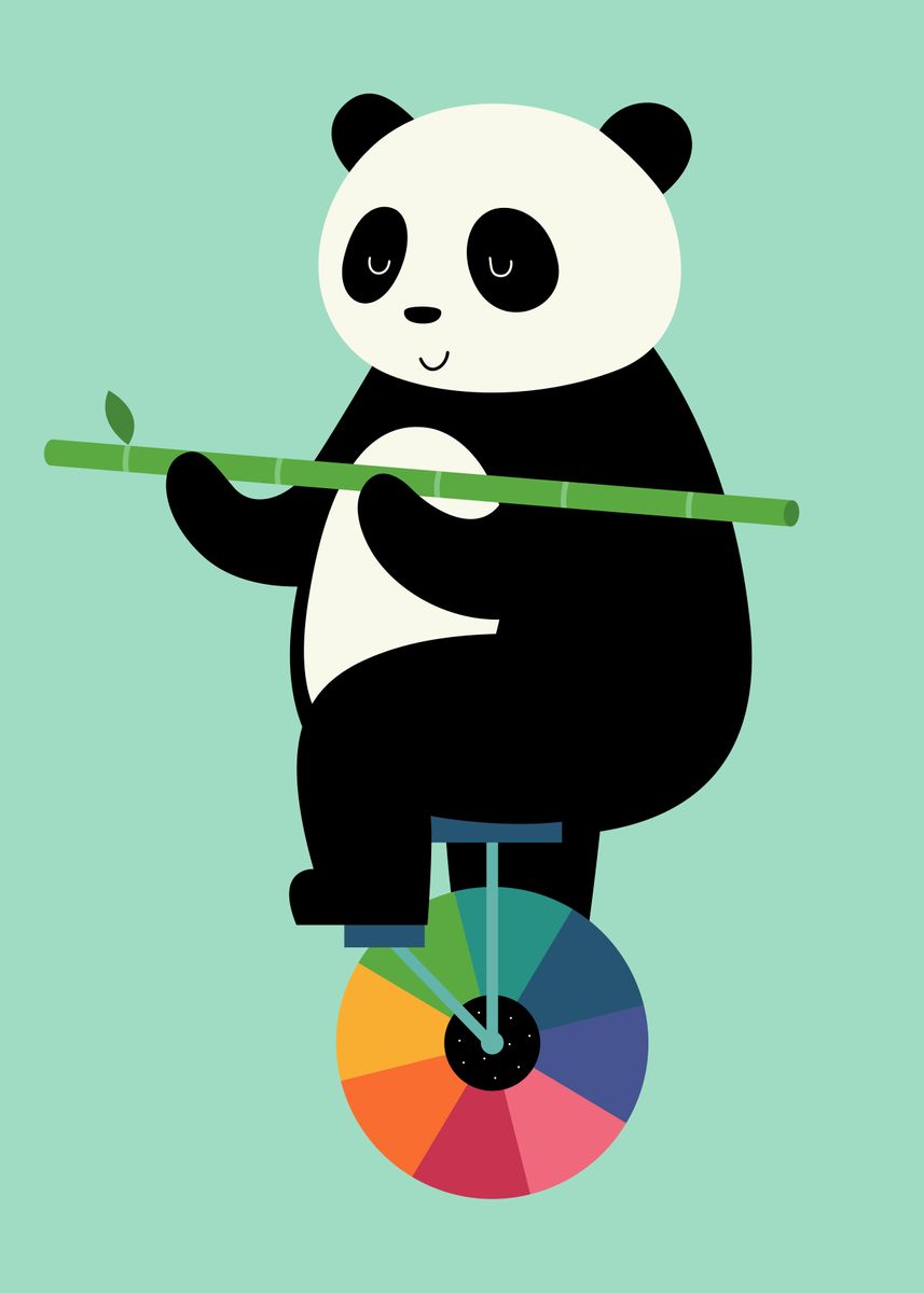 'Learn To Balance Your Life' Poster, picture, metal print, paint by ...