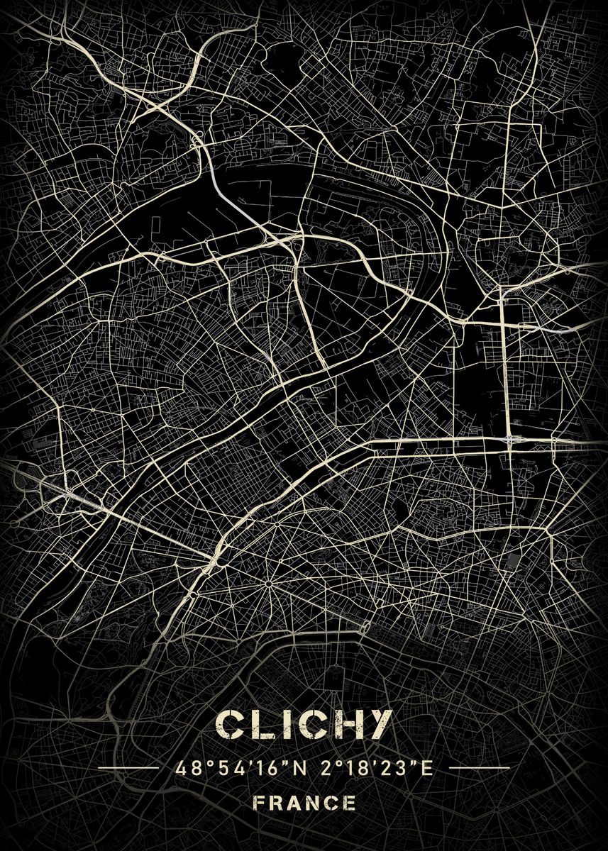 'Clichy' Poster by Jerhus | Displate