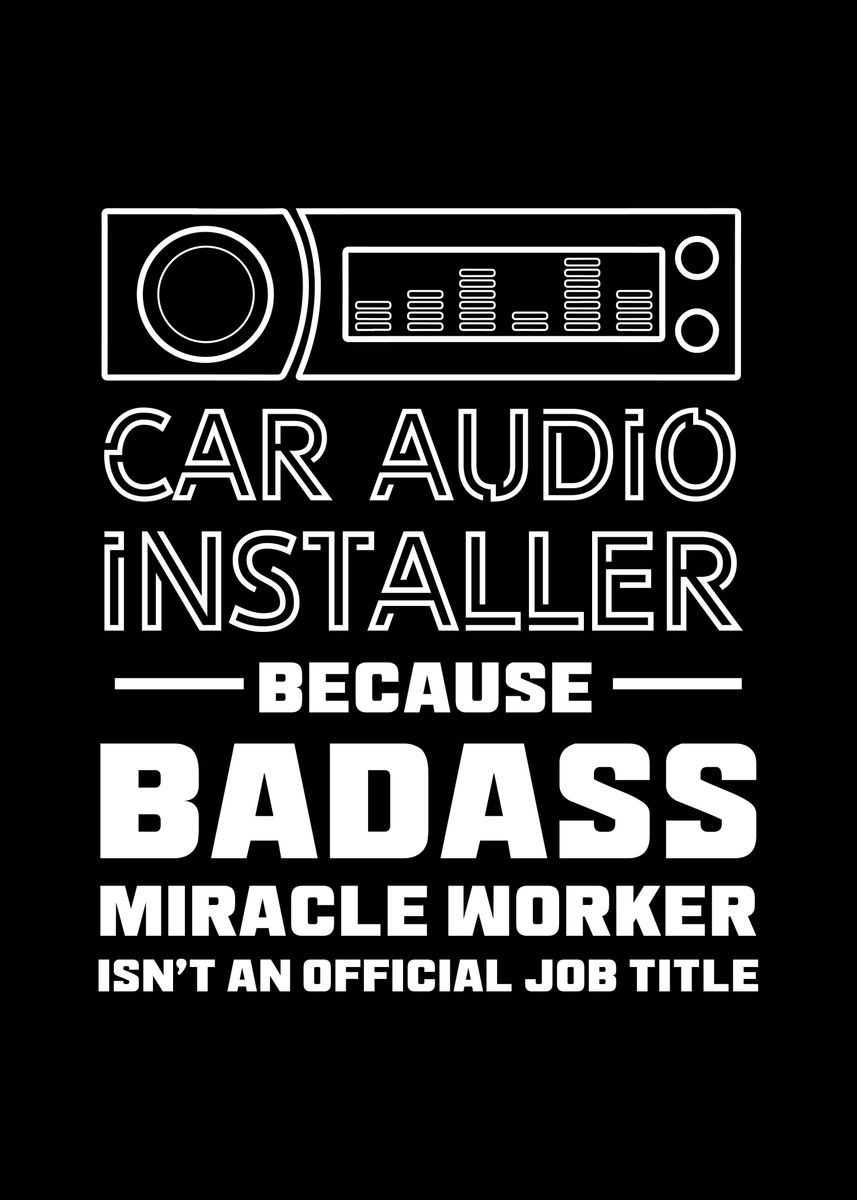 'Car Audio' Poster, picture, metal print, paint by Sebastian Wünsche ...