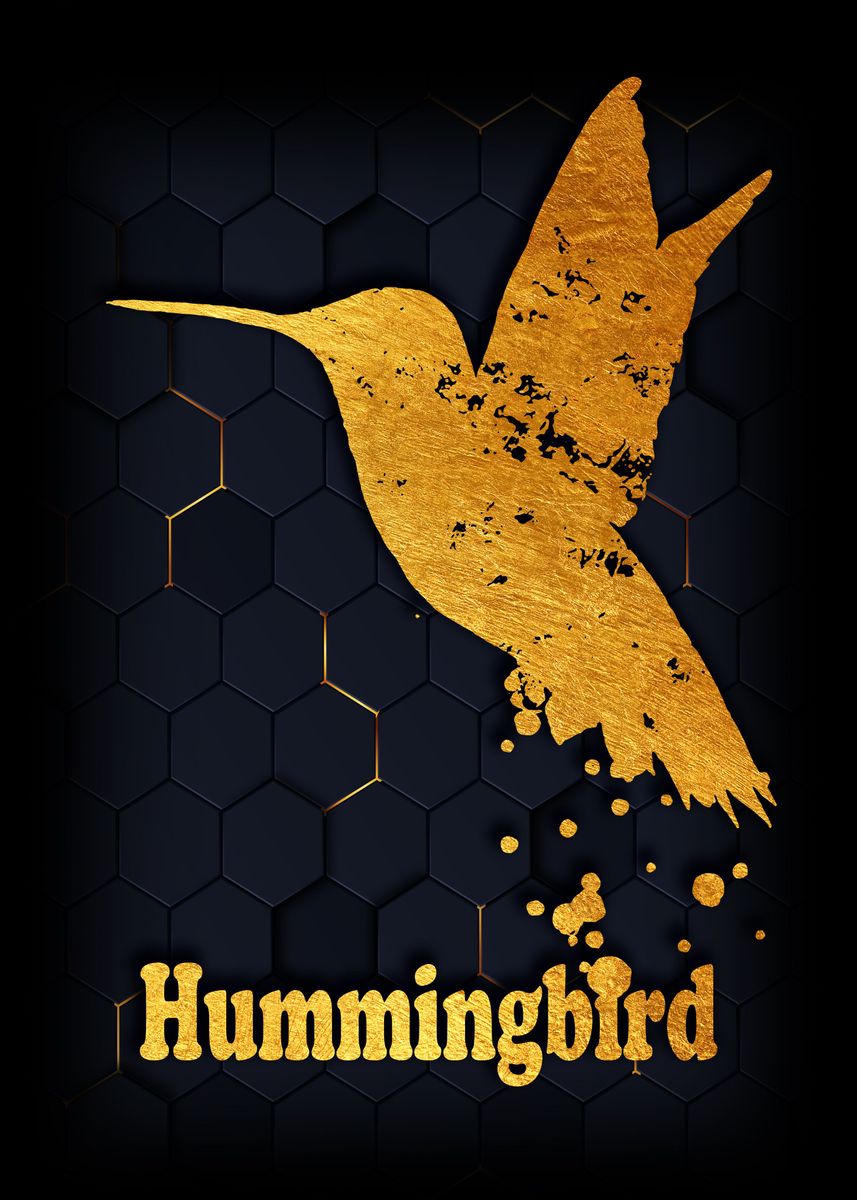 'Hummingbird' Poster by Denis Siggers | Displate