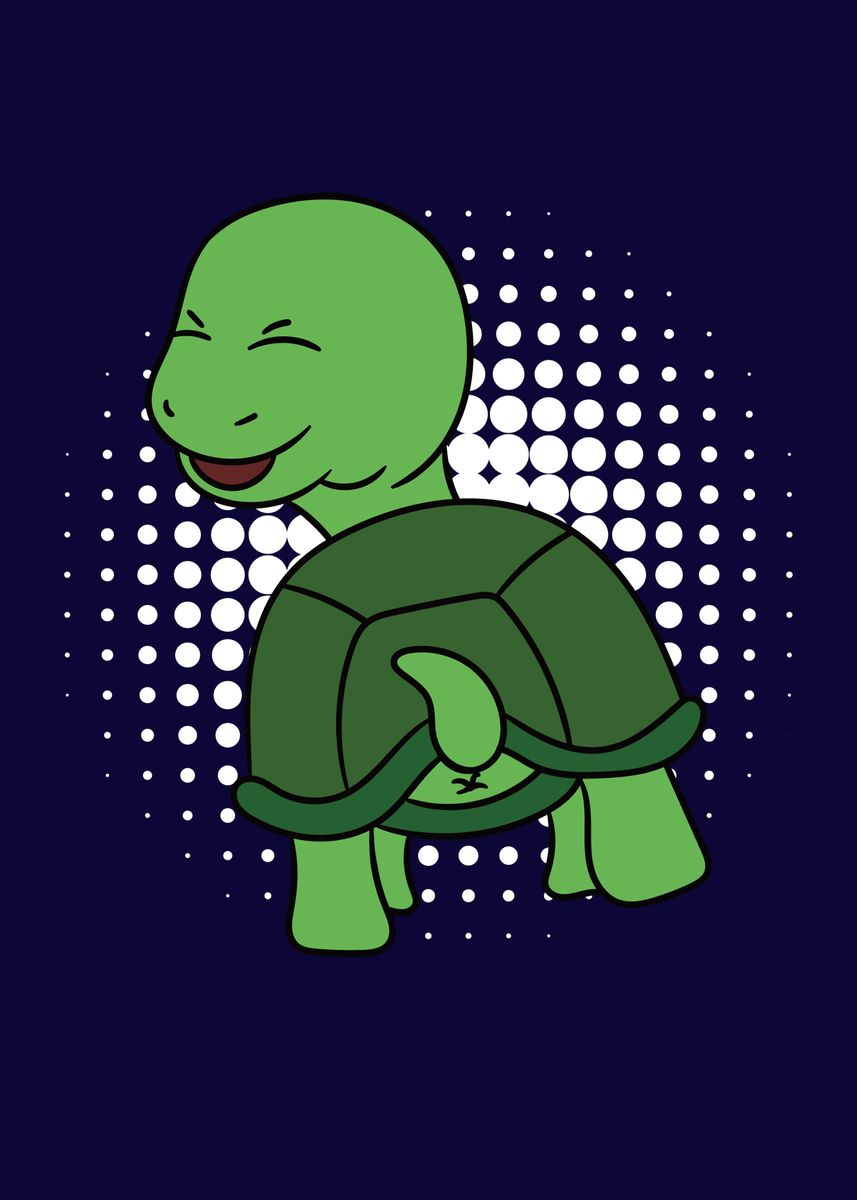 'Funny Sea Turtle Butt' Poster by MzumO | Displate