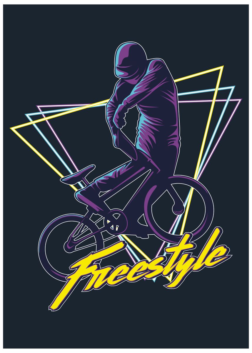 'Freestyle' Poster by Hanabi Studio | Displate