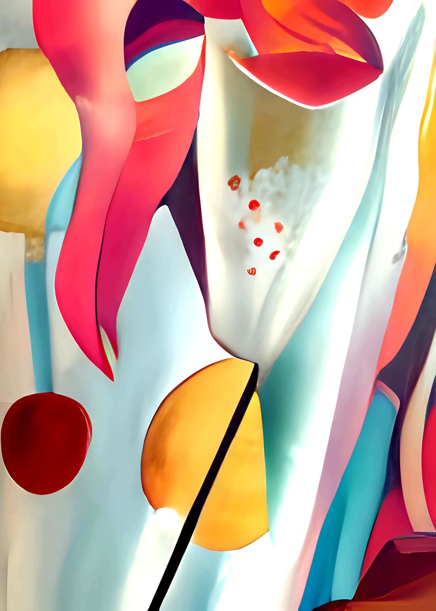 'Wine Colors Abstract' Poster by ACR ACR | Displate