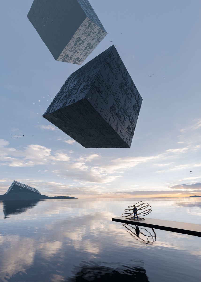 'Default Cube ' Poster by enterthevibee | Displate