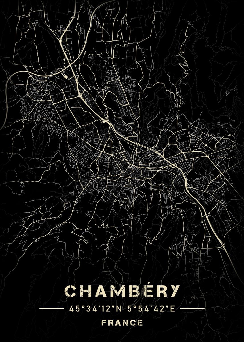 'Chambery' Poster by Jerhus | Displate