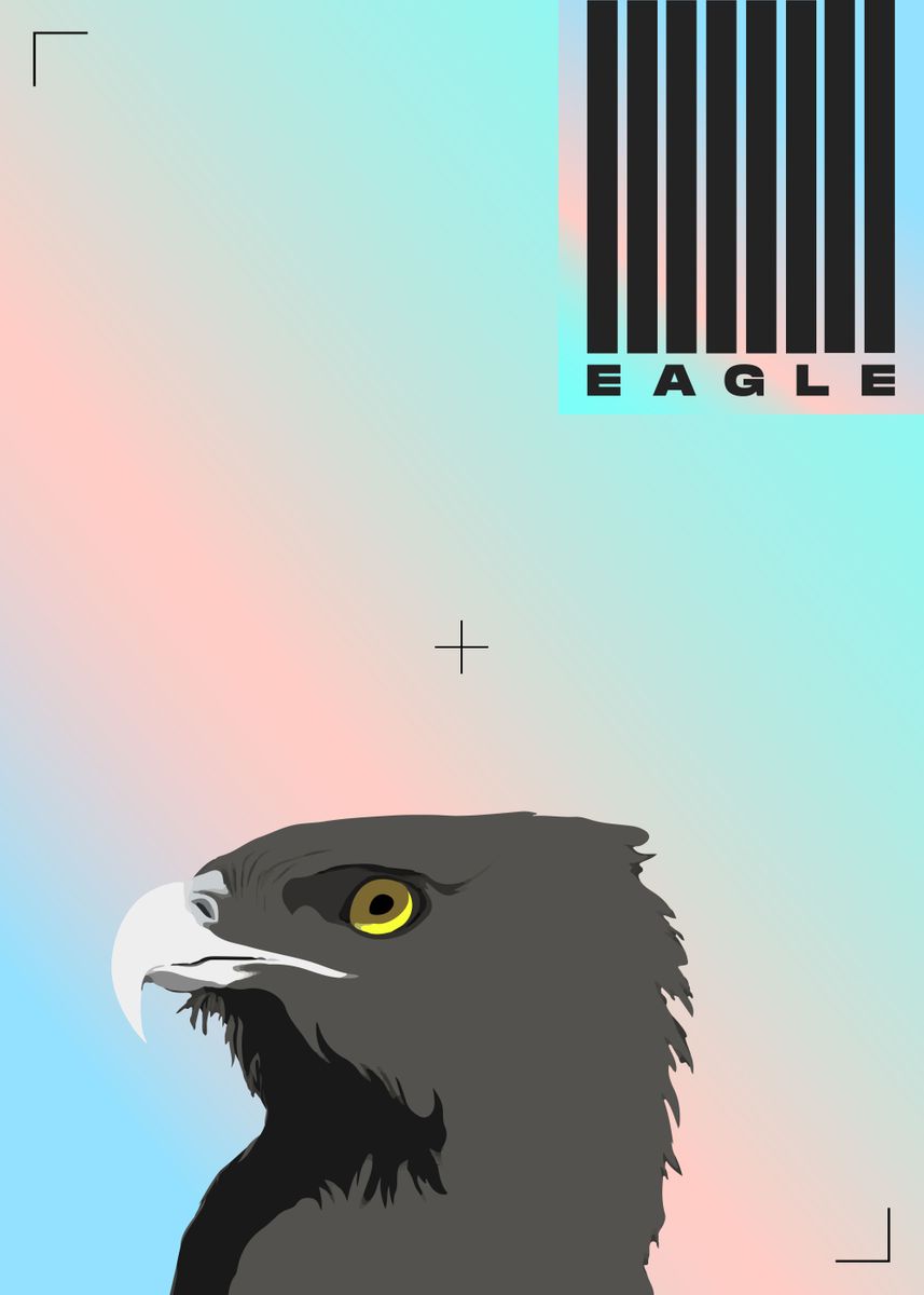 'The Eagle' Poster, picture, metal print, paint by ProPhoto RGB | Displate
