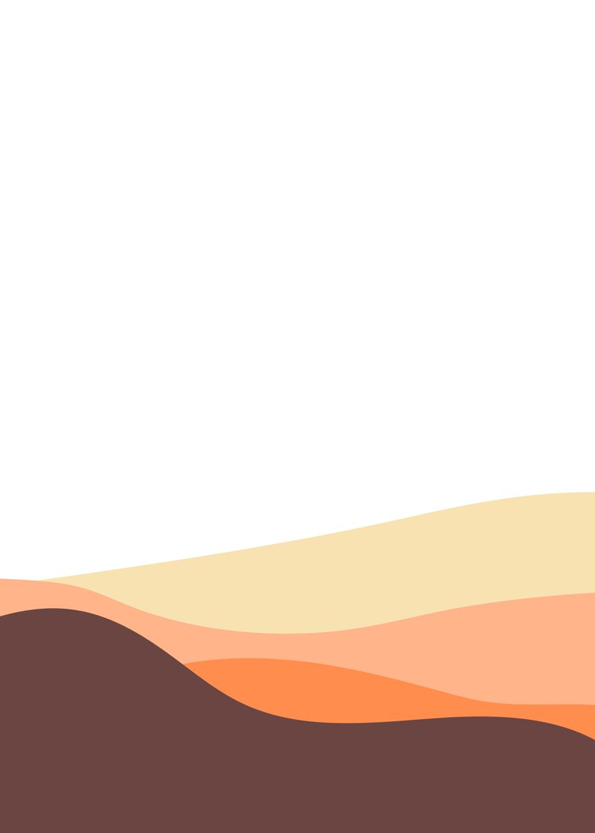 'Nature landscape scenery' Poster by Human Shadow | Displate