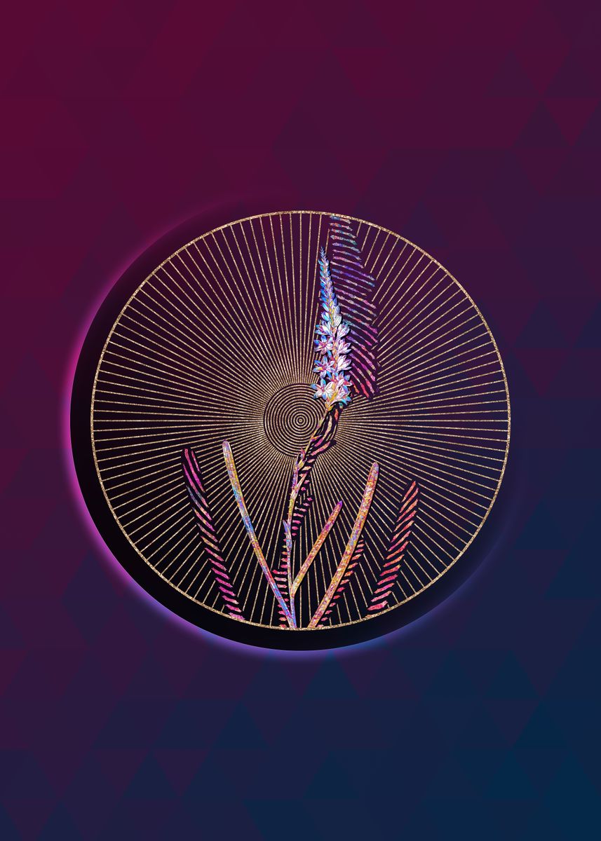 'Ixia Cepacea Floral Mosaic' Poster, picture, metal print, paint by ...