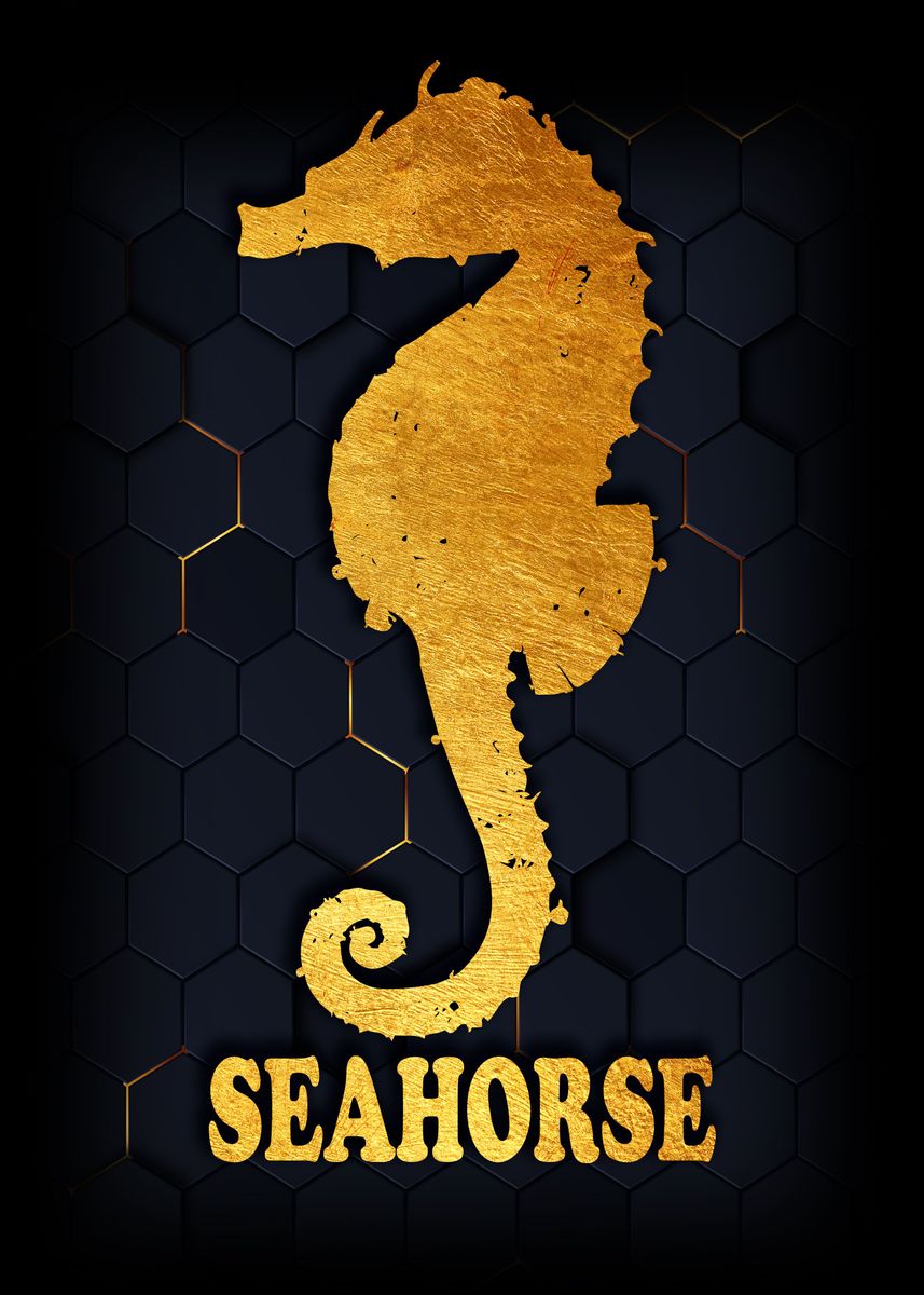 'SEAHORSE' Poster by Denis Siggers | Displate