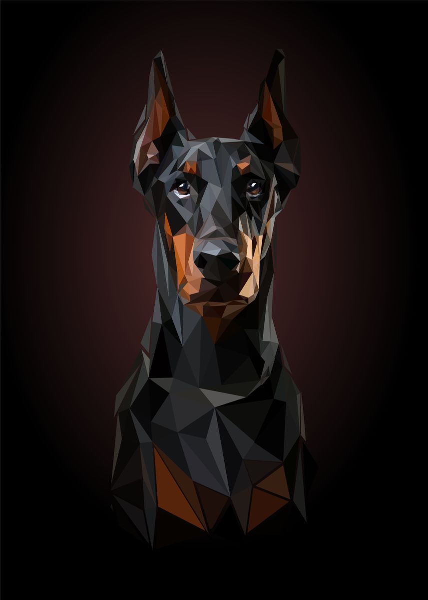 Doberman Art