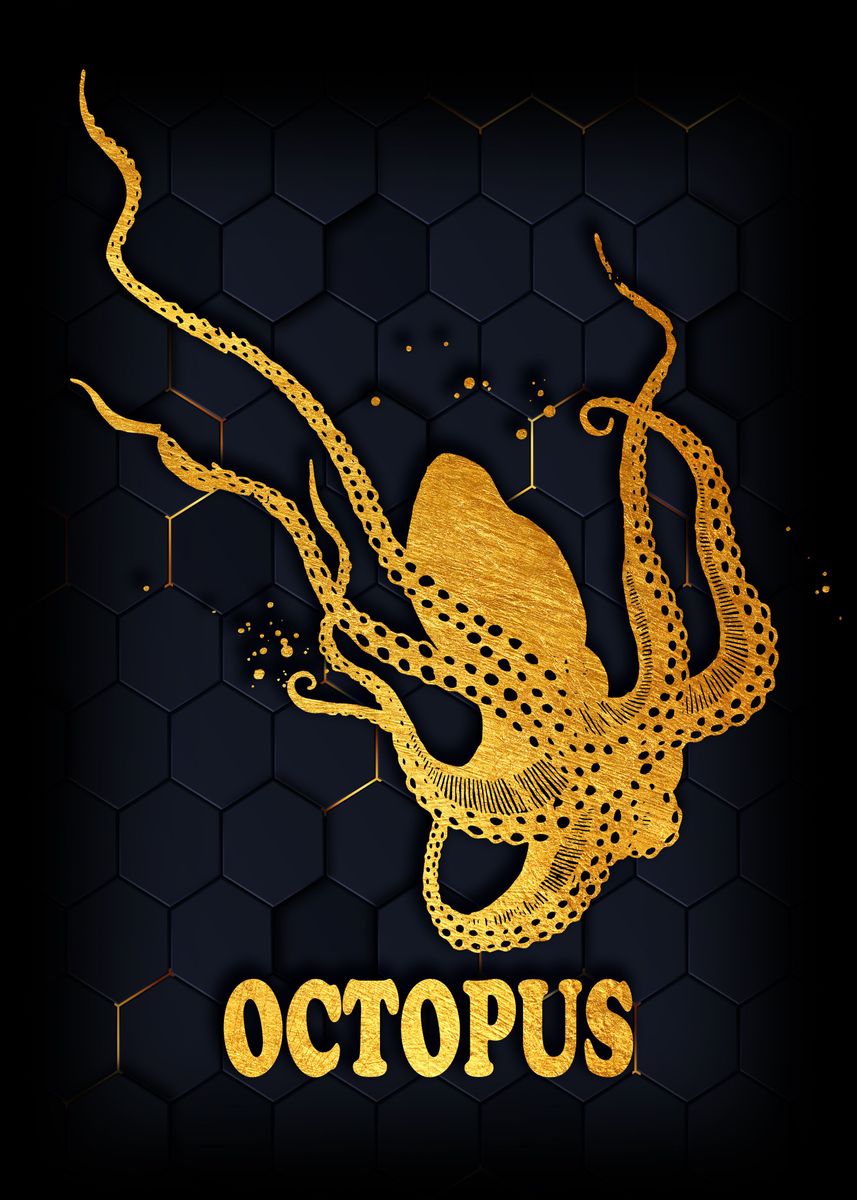 'OCTOPUS' Poster by Denis Siggers | Displate