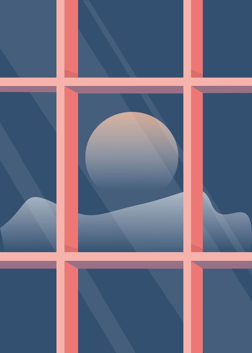 'Night view' Poster by Edu Guerrero | Displate