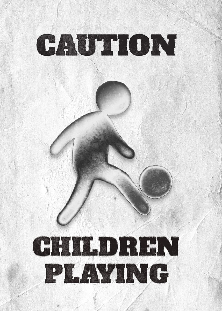 'Children Playing' Poster by The Flowers | Displate