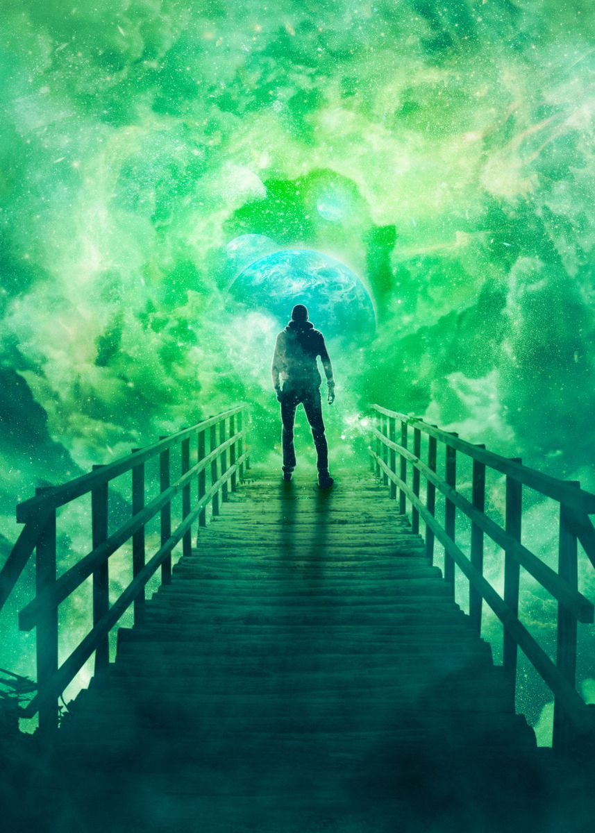 'Discovery' Poster, picture, metal print, paint by Dailune | Displate