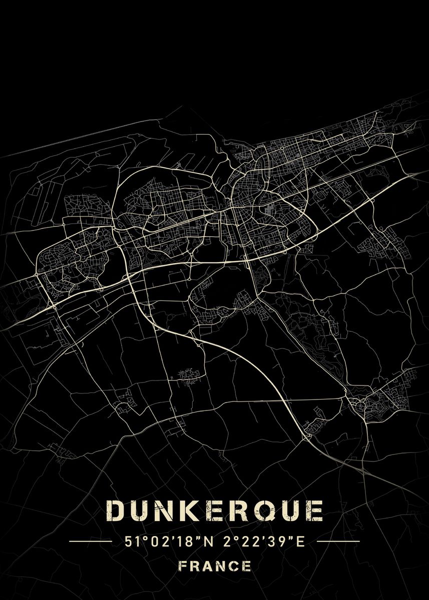 'Dunkerque' Poster, picture, metal print, paint by Jerhus | Displate