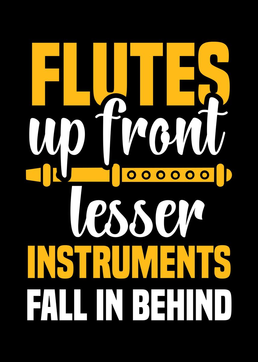 'Flutes' Poster, picture, metal print, paint by Sebastian Wünsche ...