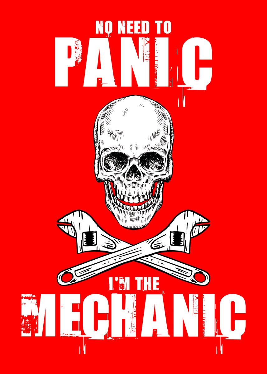 'Mechanic Wall Art Decor' Poster, picture, metal print, paint by ...