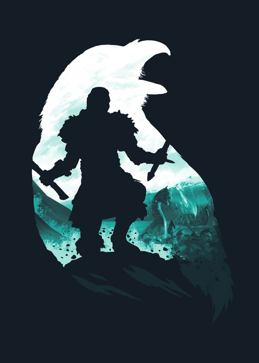 'Raven Shadow' Poster, picture, metal print, paint by Assassin's Creed ...