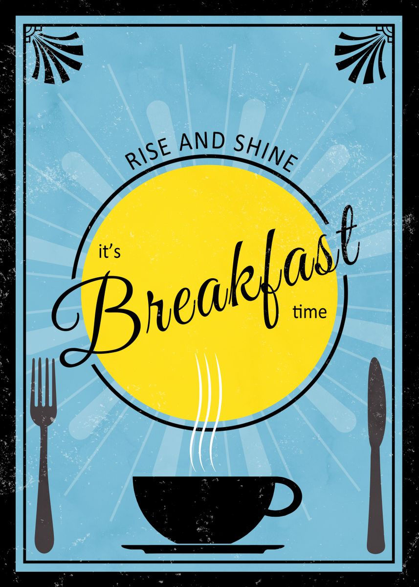 'Breakfast Time' Poster, picture, metal print, paint by Inspired Images ...