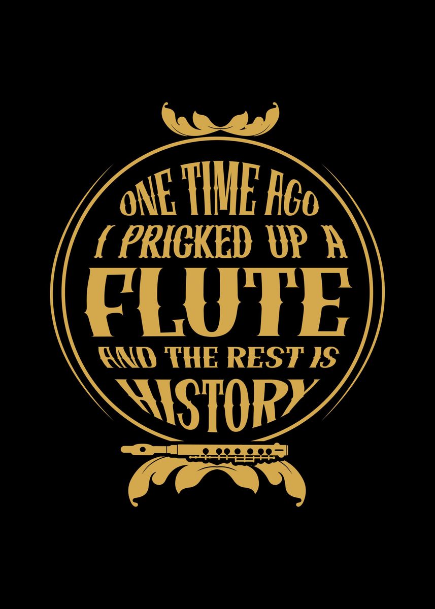 'Flutes' Poster, picture, metal print, paint by Sebastian Wünsche ...