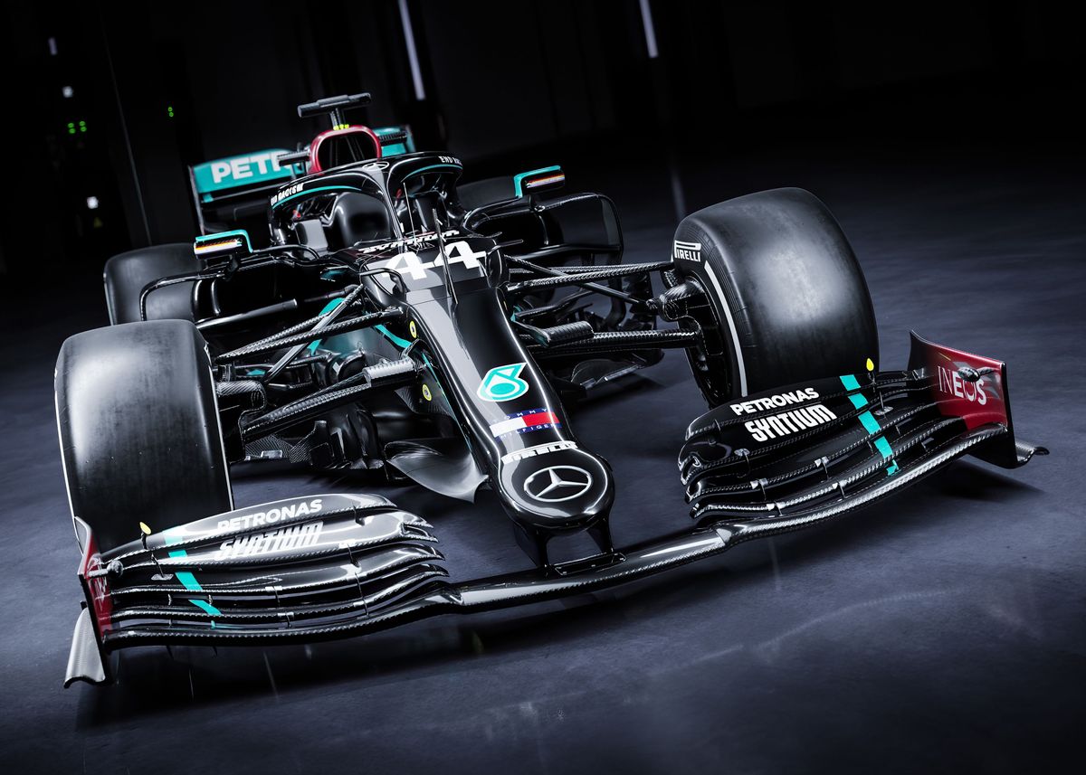 'Mercedes AMG F1 W11 car' Poster by WorldTravel Displate Art | Displate