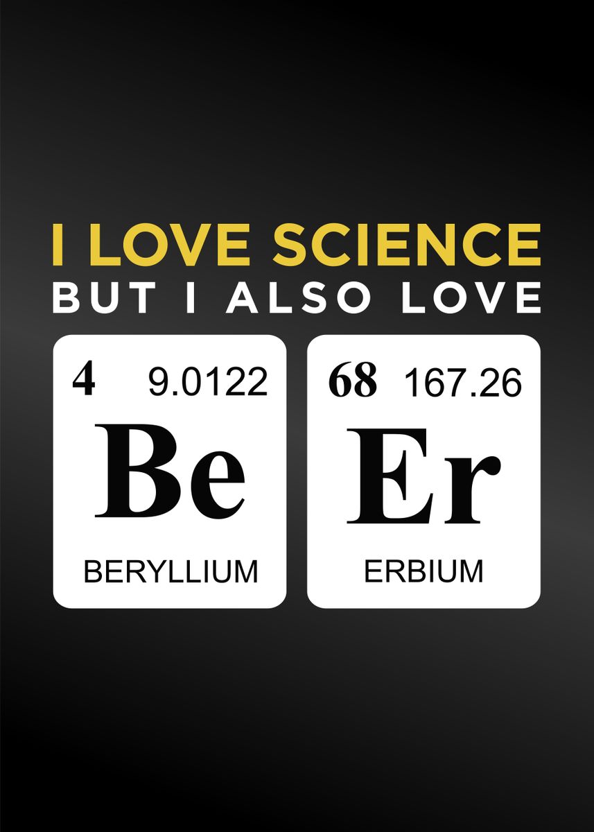 'periodic table text art' Poster by Top Collection Posters | Displate