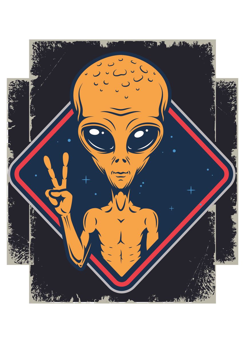 'Posters Aliens Art' Poster, picture, metal print, paint by Hanabi ...