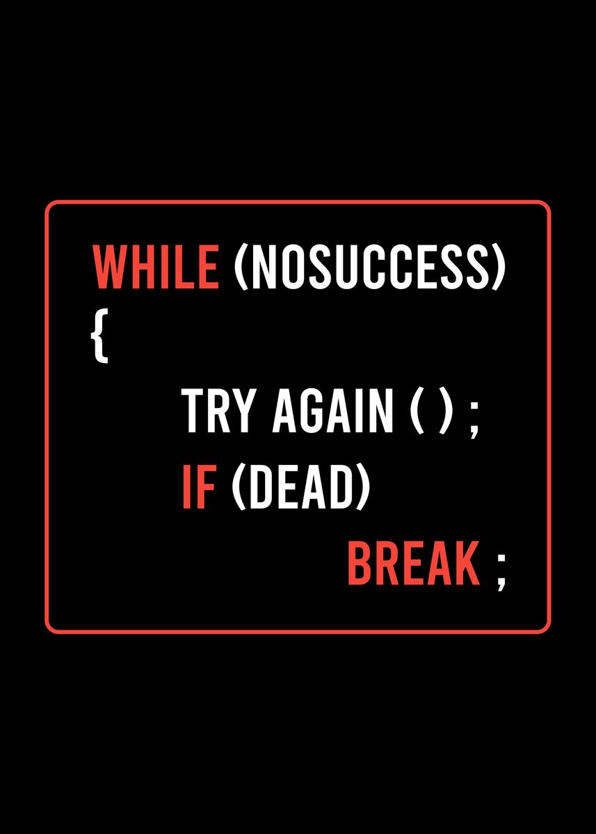 'Funny Coding Programmer' Poster, picture, metal print, paint by ...