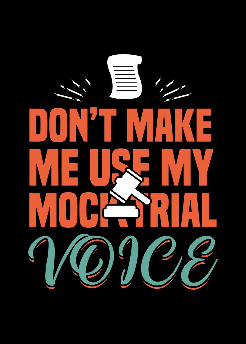 'Lawyer Law' Poster, picture, metal print, paint by Sebastian Wünsche ...