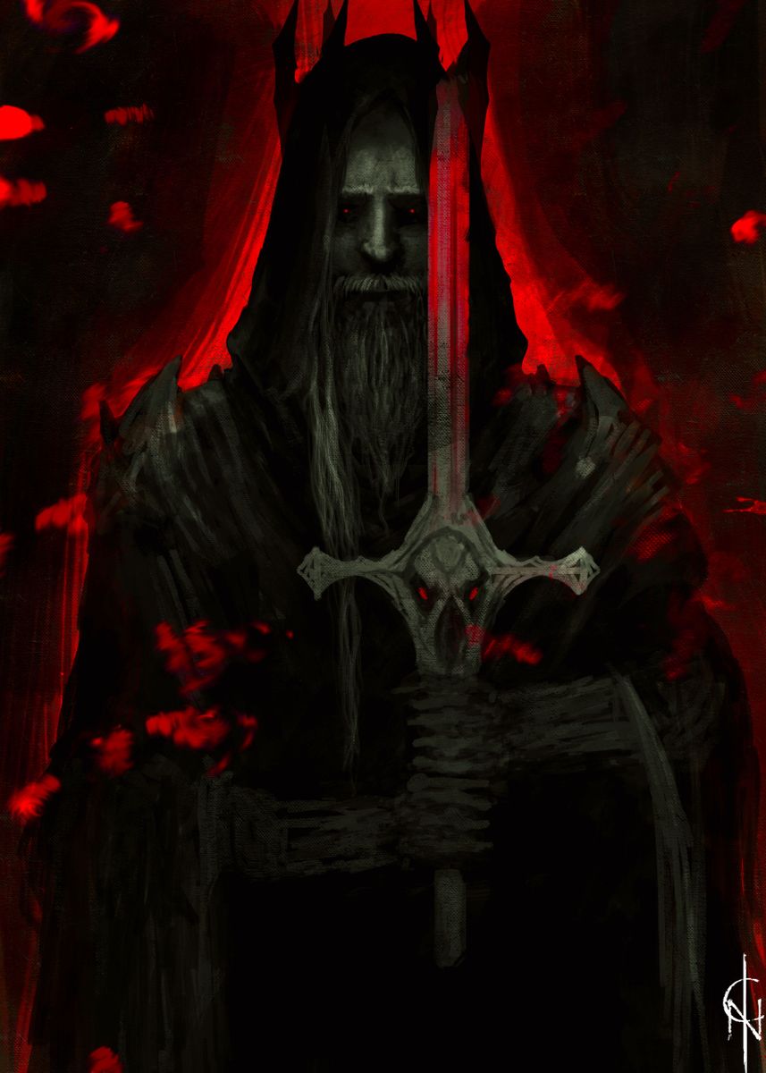 'Undead King' Poster, picture, metal print, paint by chrisnazgul | Displate