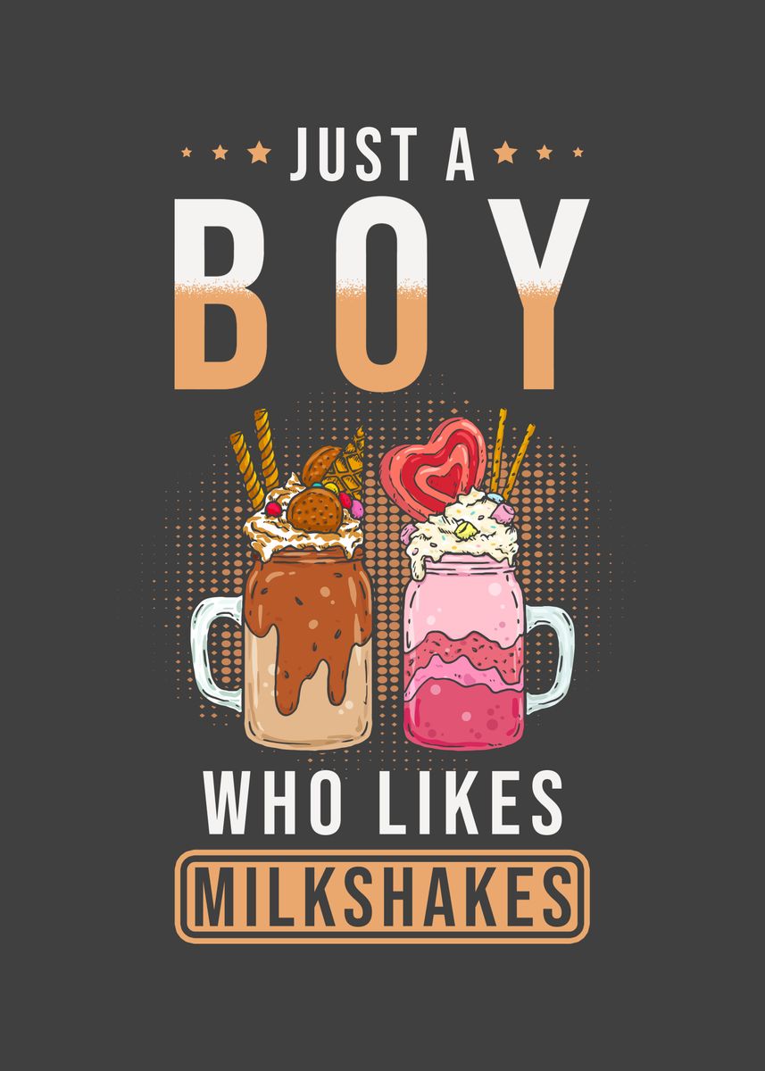 'Milkshake' Poster by schmugo | Displate