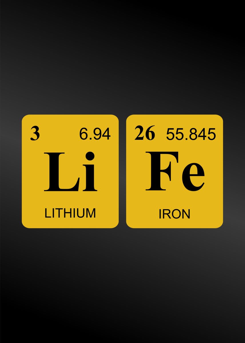 'life periodic table' Poster, picture, metal print, paint by Top ...