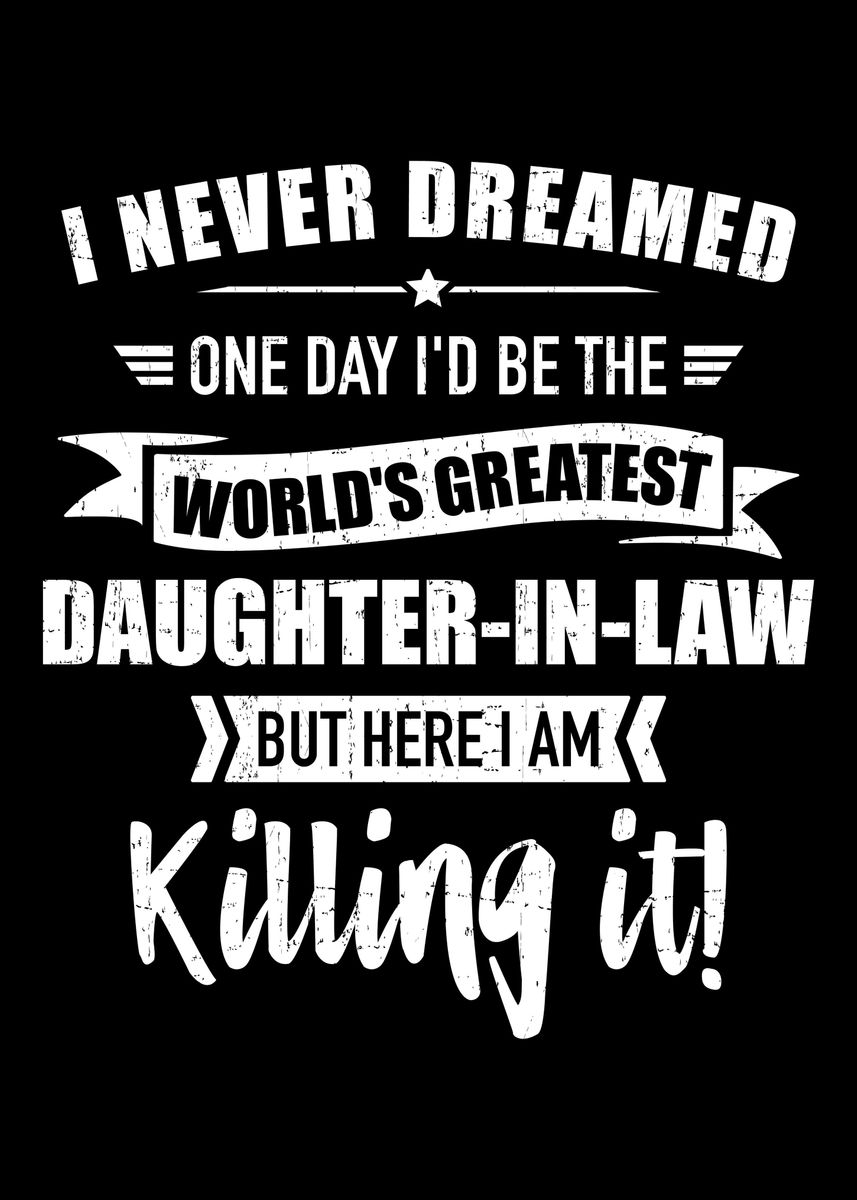 'Worlds greatest daughter' Poster, picture, metal print, paint by ...