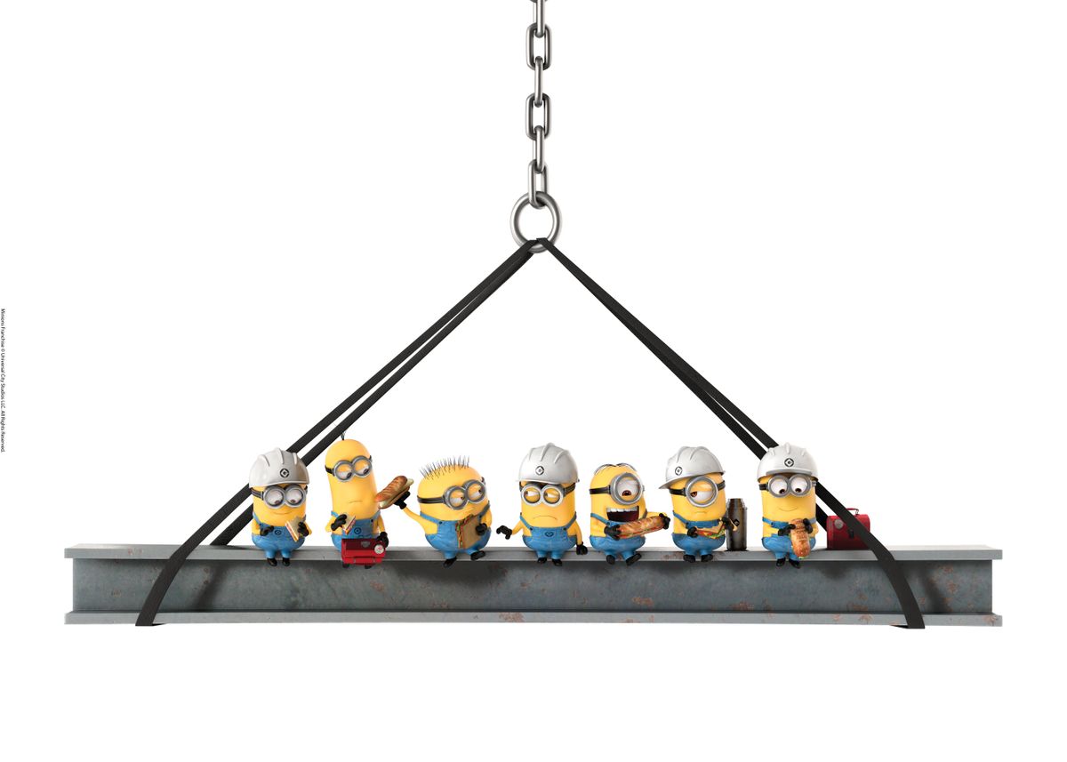 'Minion construction work' Poster by Minions | Displate