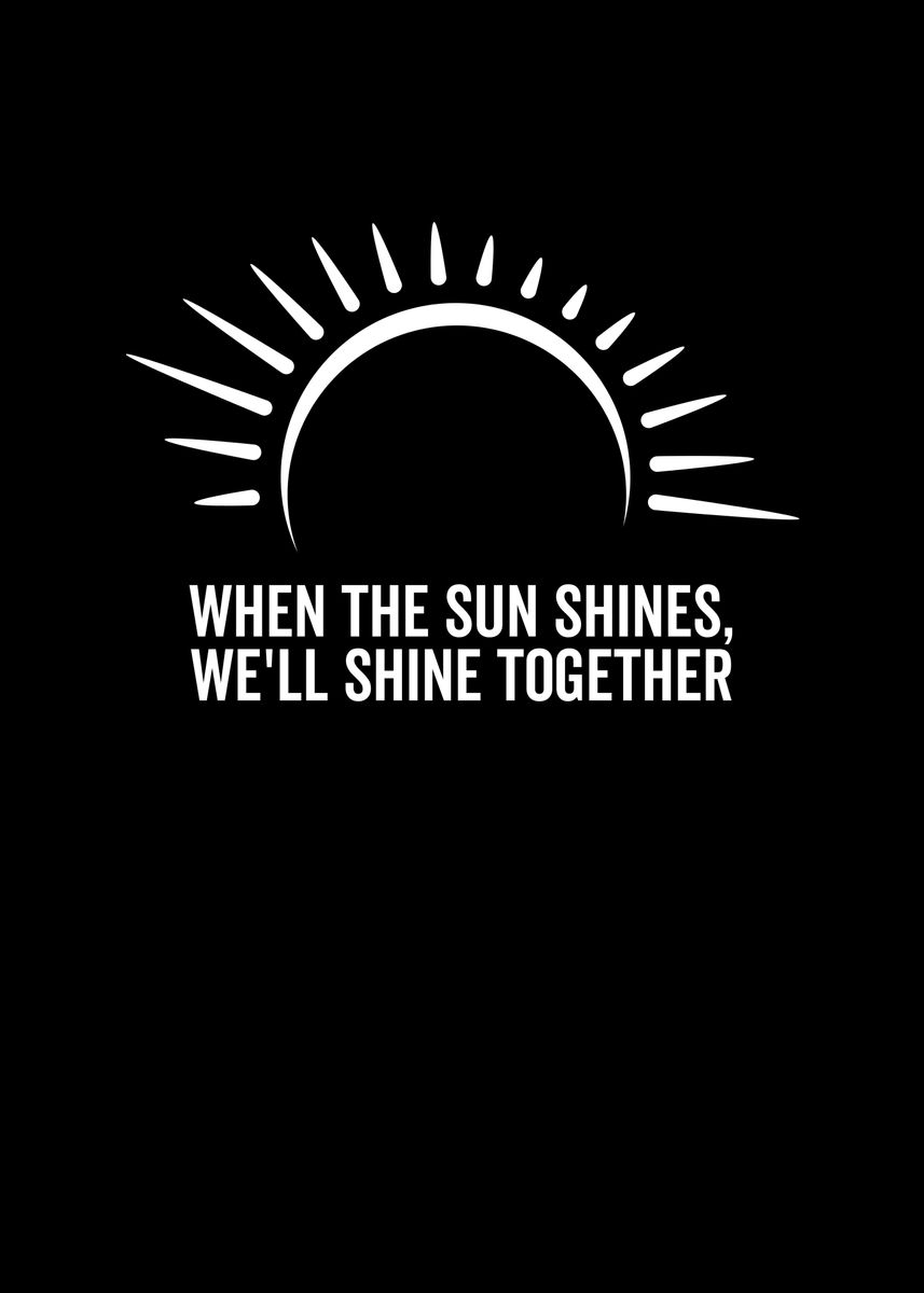 'When The Sun Shines Well' Poster, picture, metal print, paint by ...