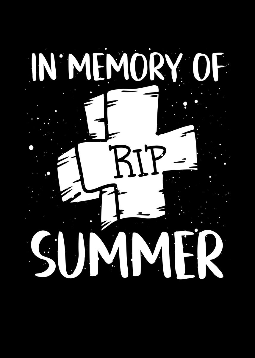 'In memory of summer' Poster, picture, metal print, paint by BeMi ...