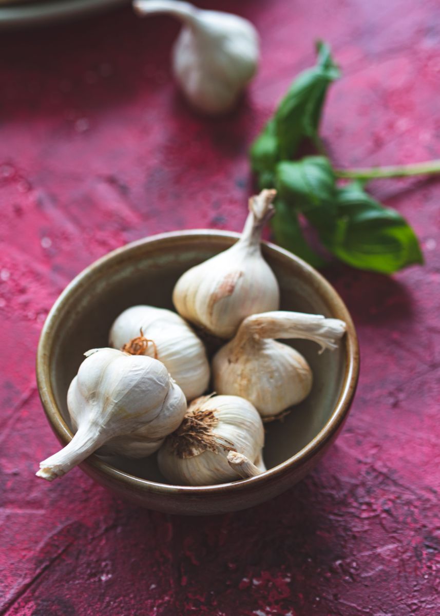 'Garlic' Poster, picture, metal print, paint by Malwina Lewinska | Displate