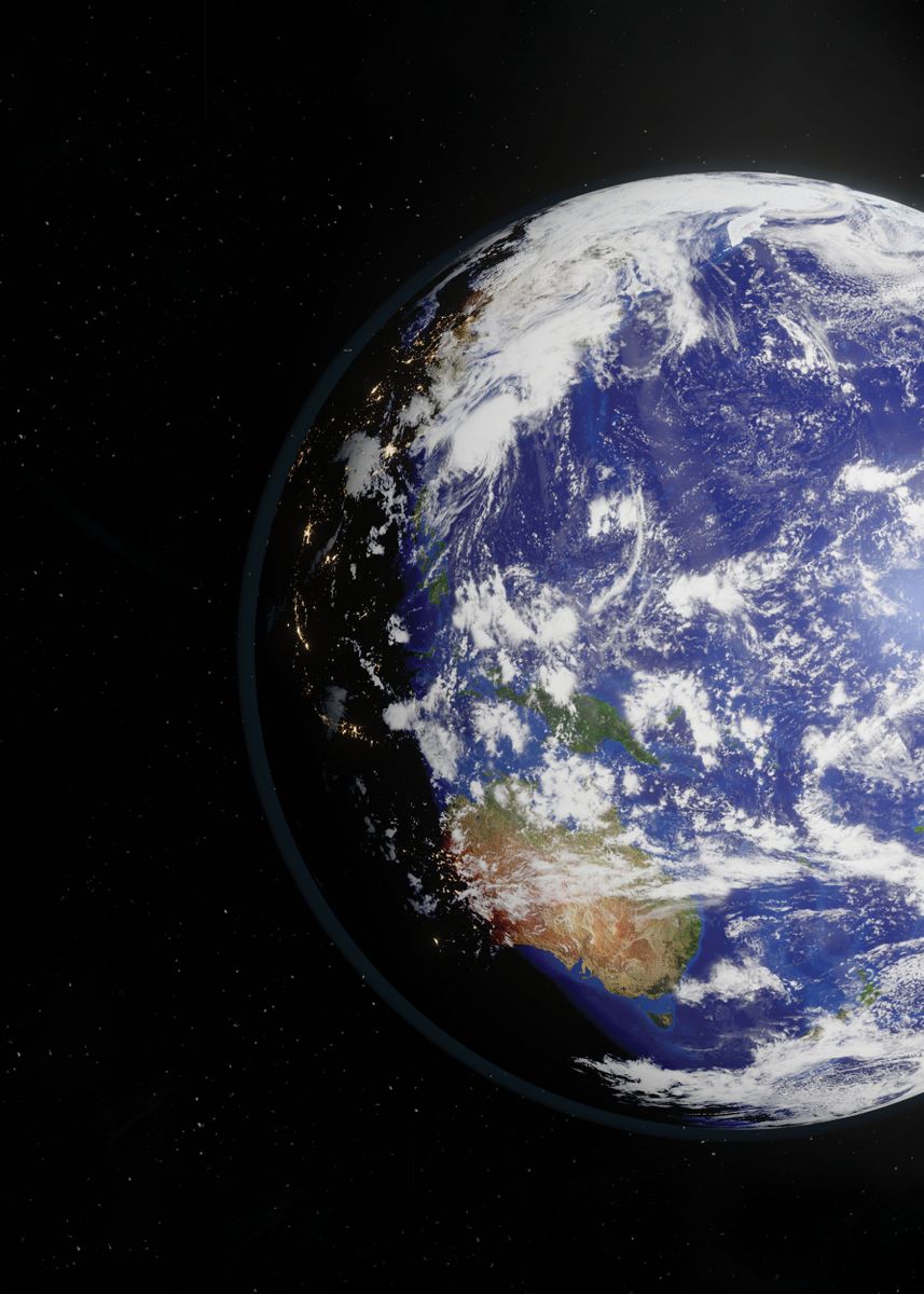 'Earth' Poster, picture, metal print, paint by Don Mario | Displate