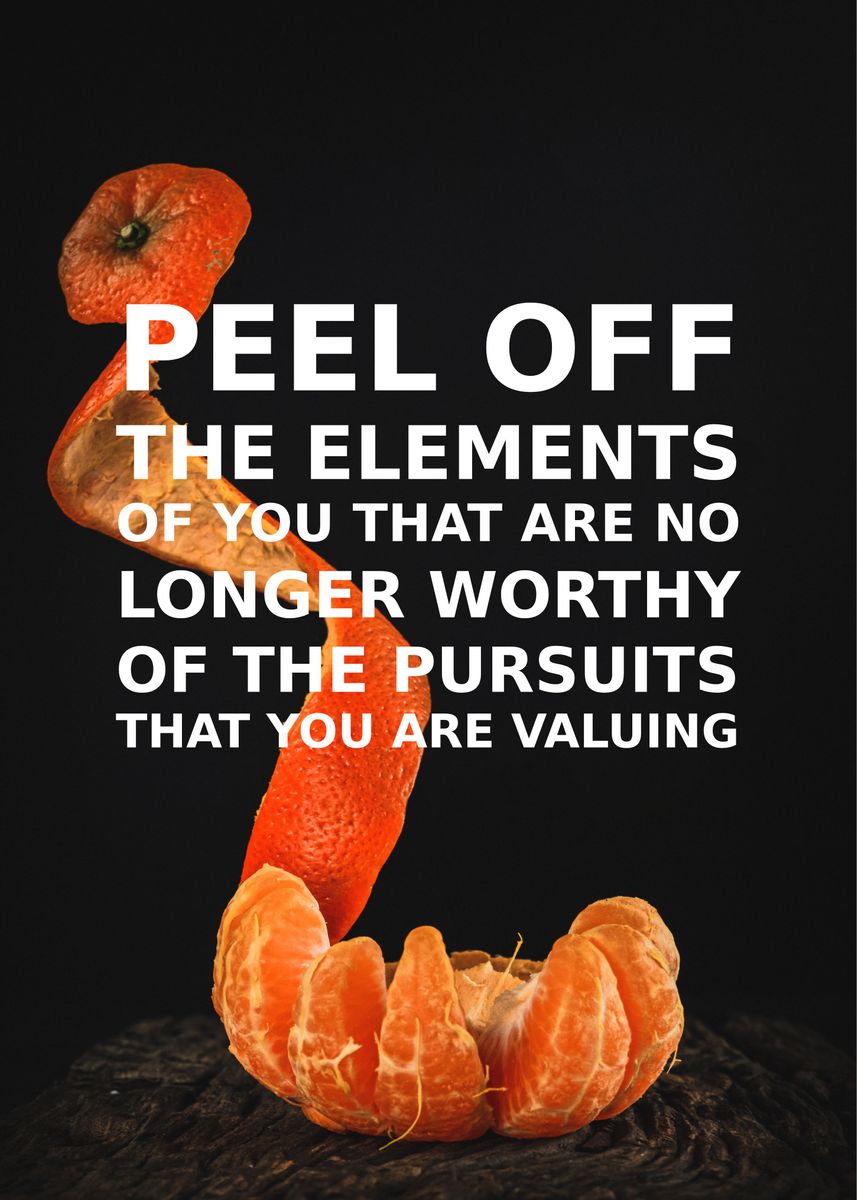 'Peel Off' Poster, picture, metal print, paint by ABConcepts | Displate