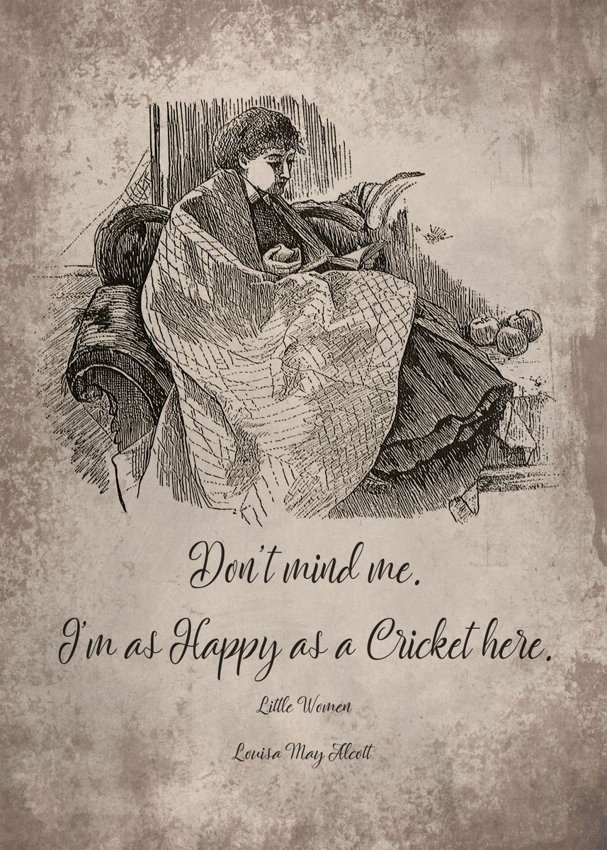 'Little Women Quote 40' Poster, picture, metal print, paint by XandYart ...