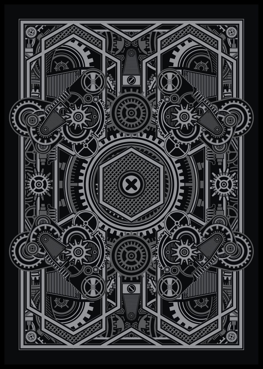 'Mechanic poster' Poster, picture, metal print, paint by Don Mario ...