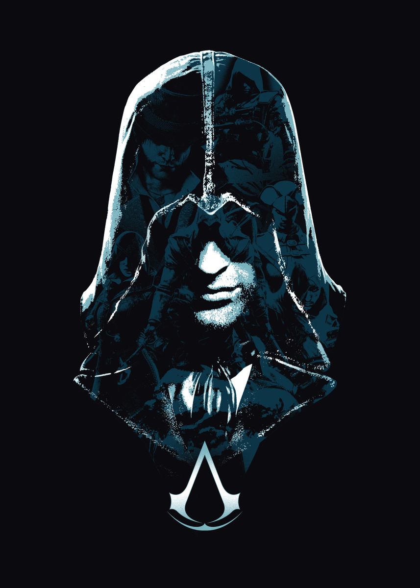 'Assassin Portrait' Poster, picture, metal print, paint by Assassin's ...