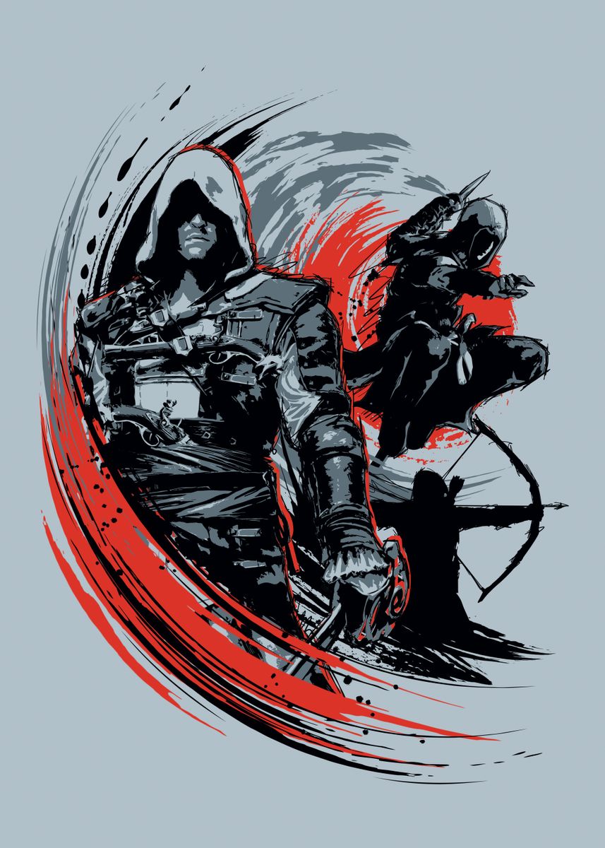 'Assassination' Poster, picture, metal print, paint by Assassin's Creed ...