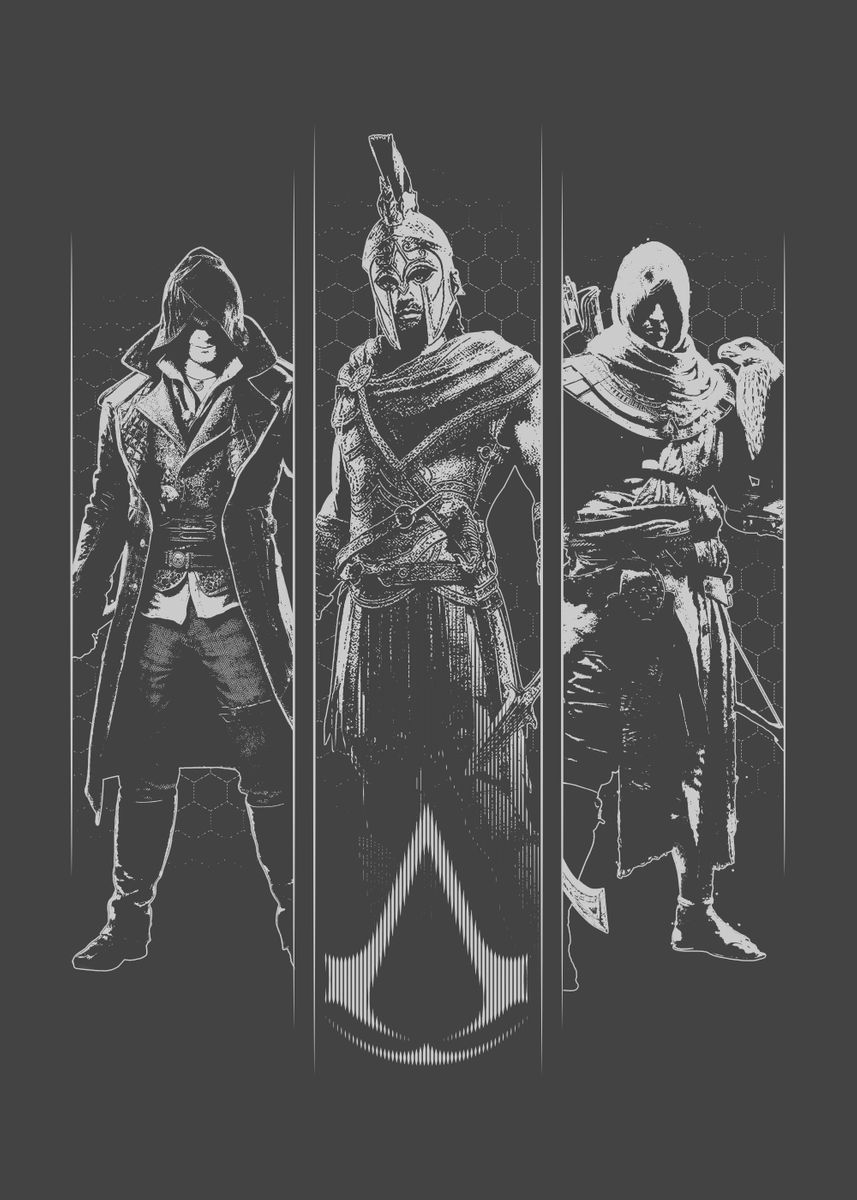 'Assassins' Poster, picture, metal print, paint by Assassin's Creed ...