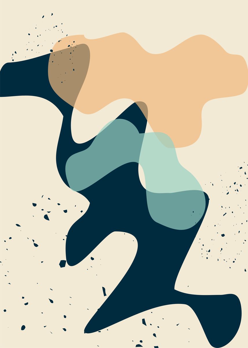 'abstrack Poster Decoration' Poster, picture, metal print, paint by ...