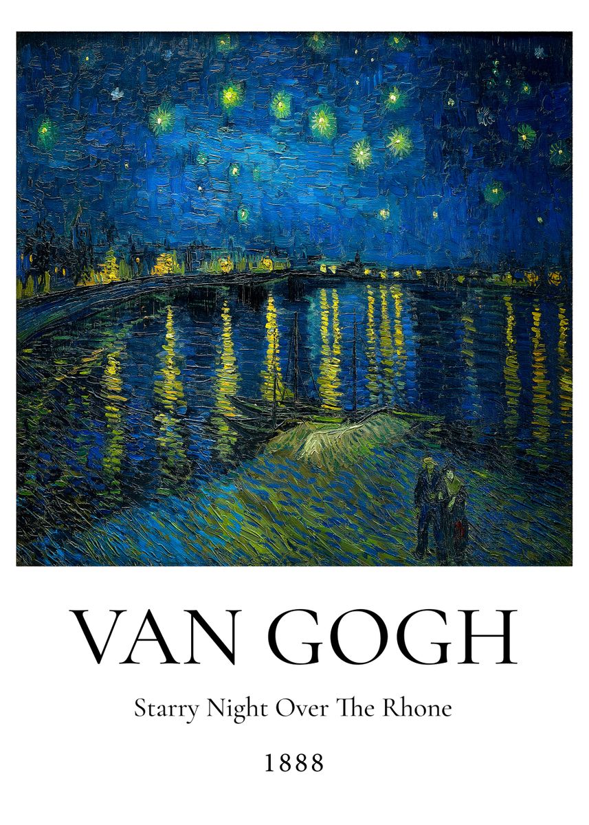 'Starry Night Van Gogh' Poster, picture, metal print, paint by Barry ...