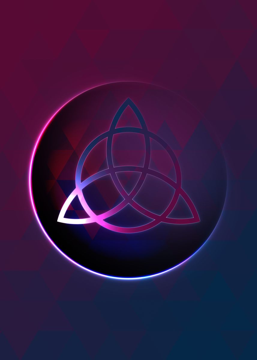 'Glowing Glyph Seal Circle' Poster, picture, metal print, paint by Holy ...